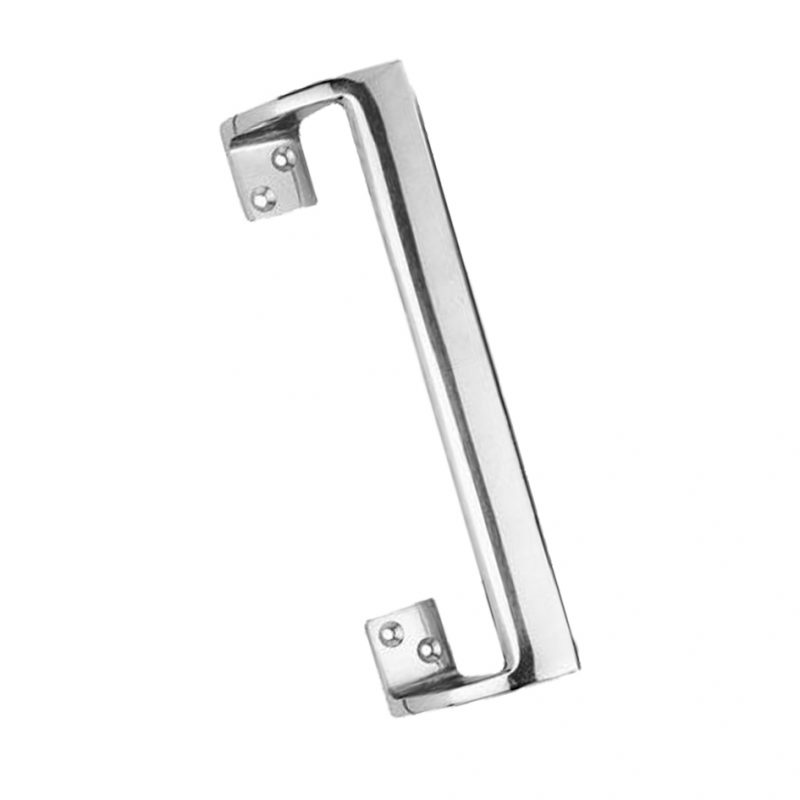 Cranked Pull Handle (225mm Length), Polished Chrome - Ironmongery Solutions